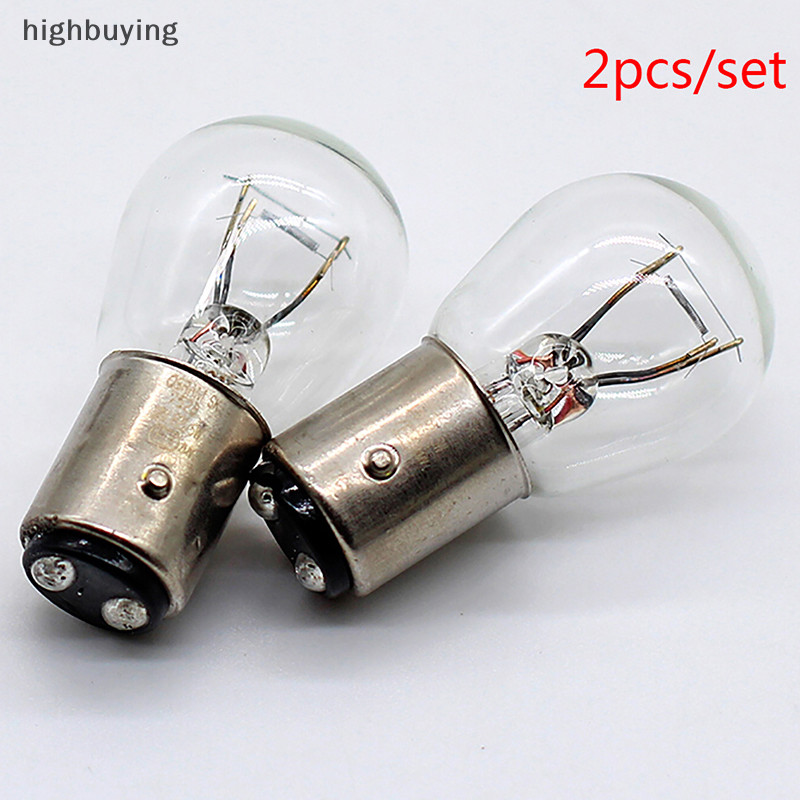 【HBSG】 2Pcs/Set 1157 Bay15D 21/5W Car Reverse Backup Stop Brake Tail ...