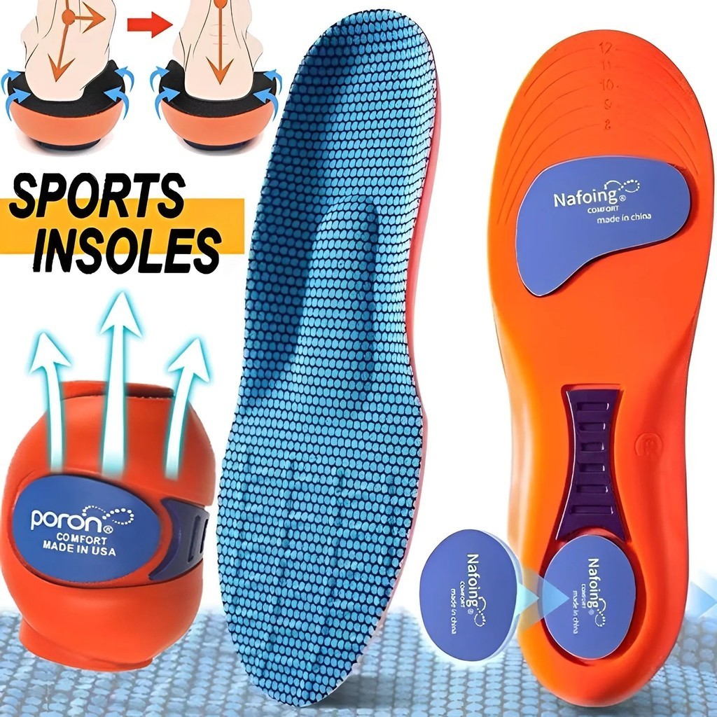 Technology Shock Absorption Breathable Running Insoles/Orthopedic ...