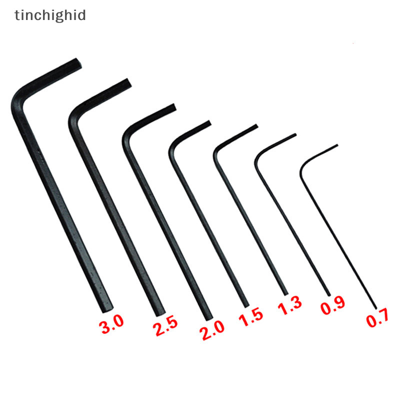 tinchighid 7Pcs/lot 0.7mm-3mm Mini Hexagon Hex Allen Key Set Wrench ...
