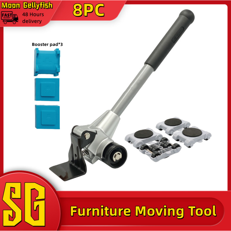 (SG Stock)Moon Gellyfish/ 8Pcs Furniture Moving Tool Transport Lifting ...