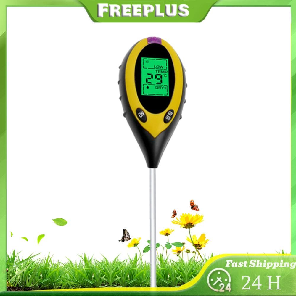 LCD Soil Tester Moisture Tester Sunlight PH Meter Temperature Humidity ...