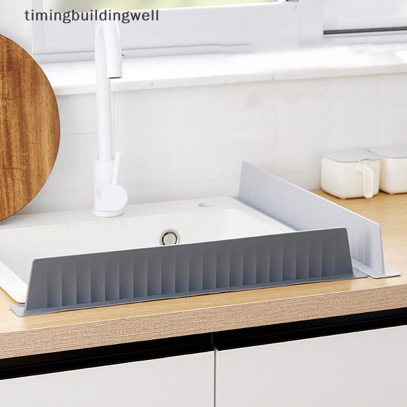 Twsg Silicone Kitchen Sink Splash Guard Kitchen Countertop Reusable ...