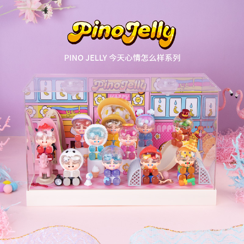 【Popmart House】 Popmart Display Box Acrylic Display Box PINO JELLY How ...
