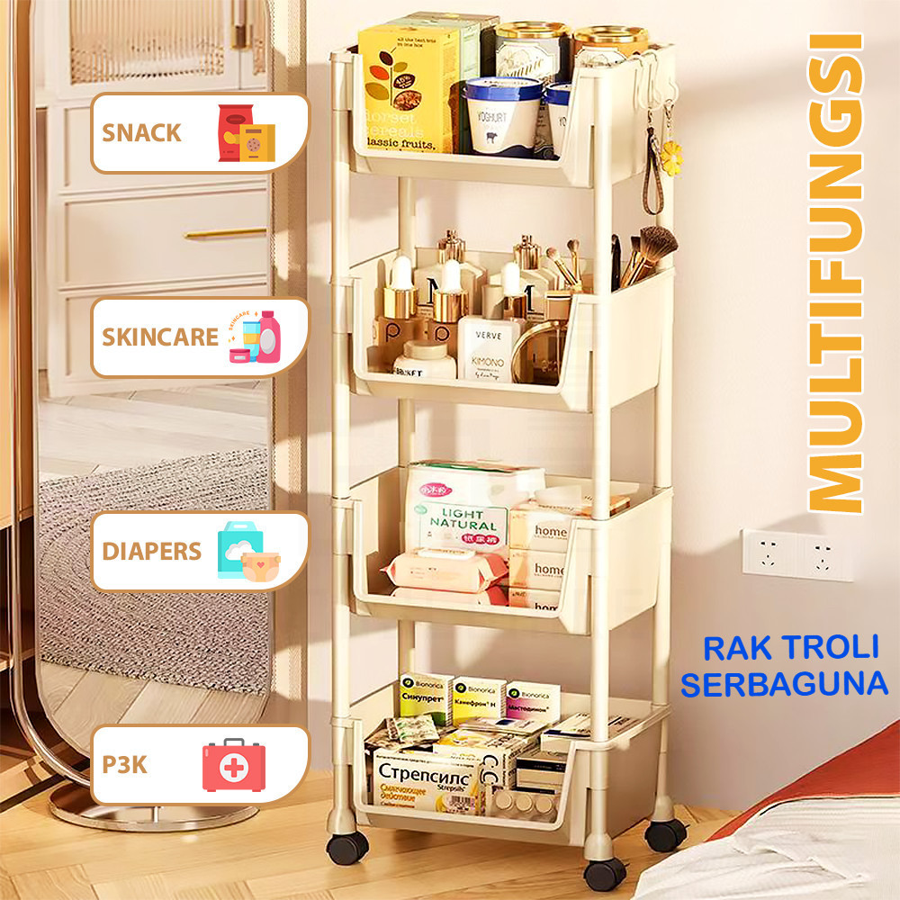 Children's Toy Trolley Rack EXCA Trolley Rack Book Storage Bathroom ...