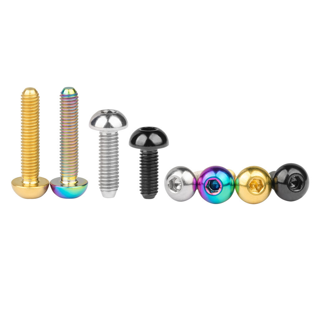 Wanyifa Titanium Bolt M3 Semi Round Head Hex Screw for Model RC Car DIY ...