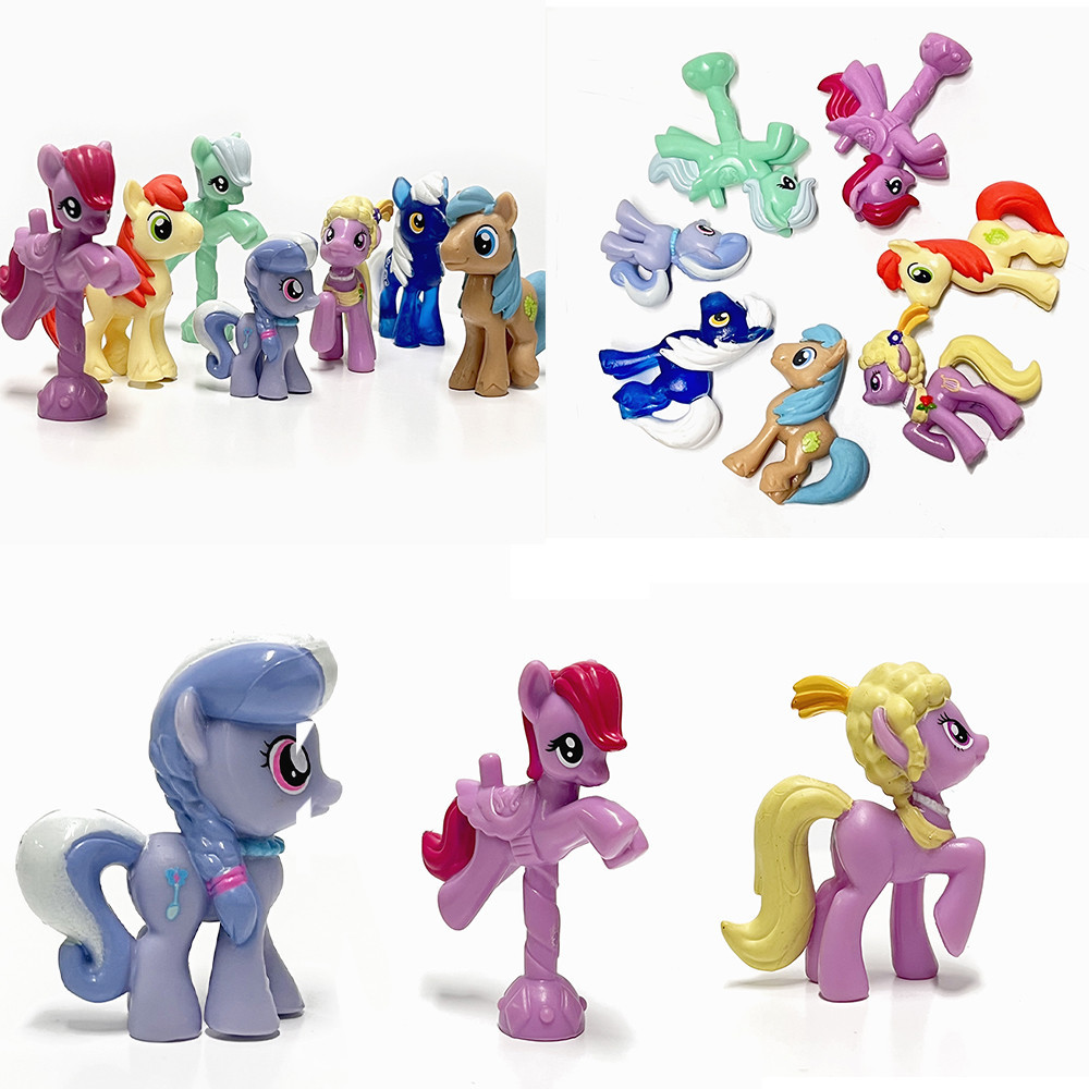 5cm My Little Pony Action Figure PVC Mini Cute Cartoon Pinkie Pie Horse ...