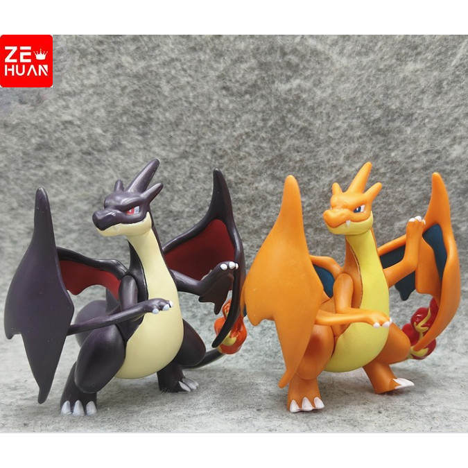 Pokemon Pikachu 8cm Figure Mega Charizard X&Y Model Ornaments Anime ...