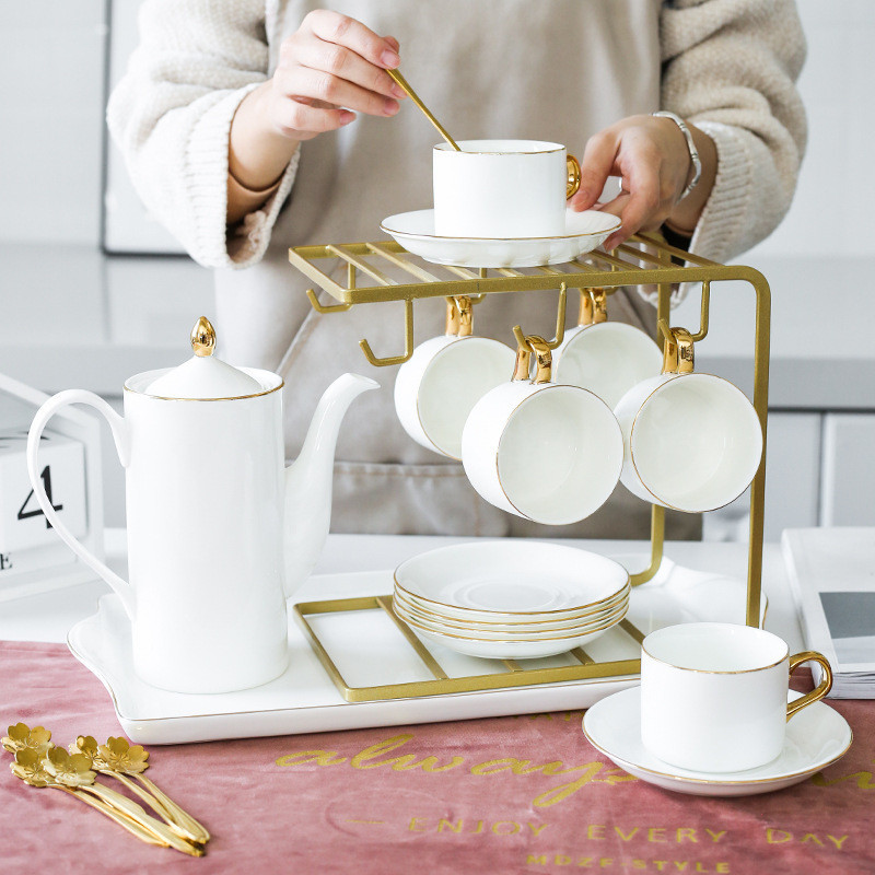 Coffee Cup Exquisite Ceramic European Small Luxury Household Simple ...