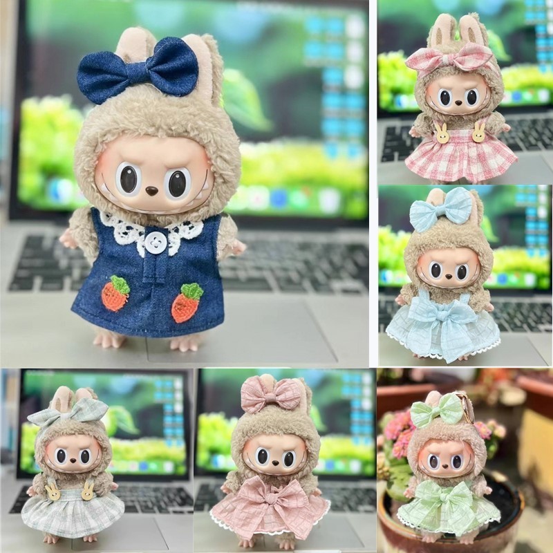 Labubu Doll Clothes Set Labubu Macaron Clothes Accessories Clothing DIY ...