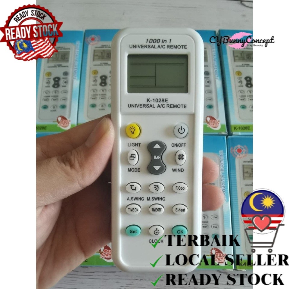 CYC Universal Aircond Remote Control Aircon Remote AC Remote Control ...