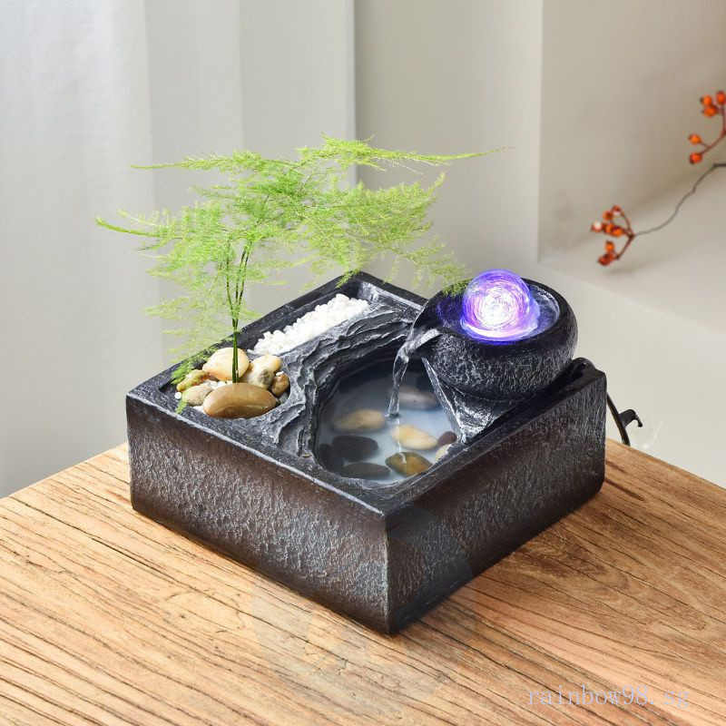 Flowing Water Making Money Ornaments Feng Shui Ball Money Circulating ...