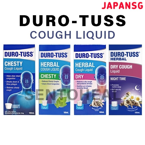 Duro-Tuss Cough Liquid/ Herbal Chesty/ Dry Cough - Relieve cough ...