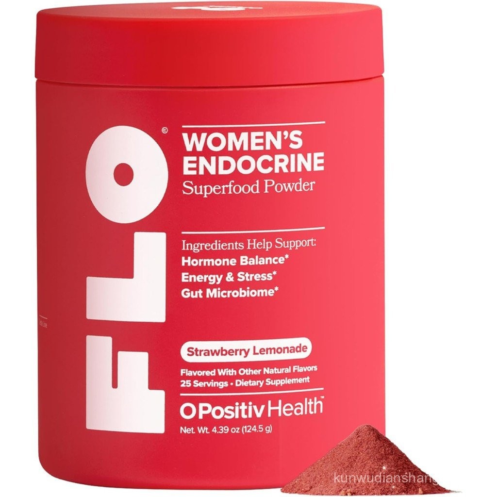 FLO Women’s Endocrine Superfood Powder – Supports Healthy Cortisol ...