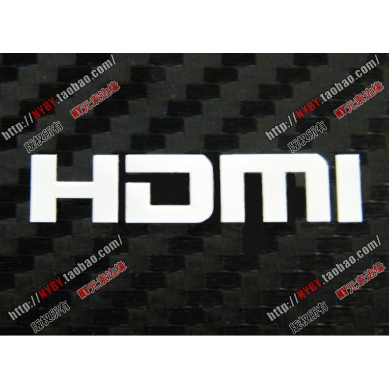 Brand Sticker HDMI HD Interface LOGO LOGO Audio Home Cinema Computer ...