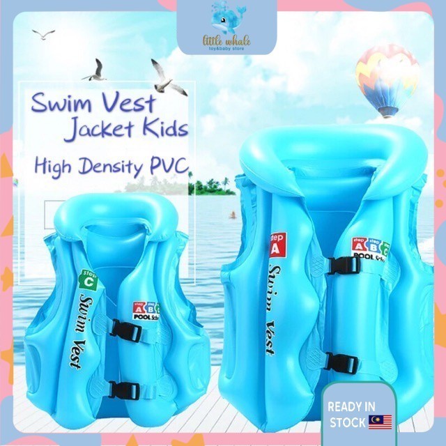 ABC Pool School Children Inflatable Pool Float Life Jacket Vest Baby ...
