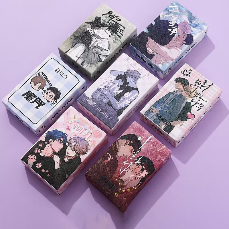Korean BL Manwha Jinx Joo Card Games Anime Jaekyung Kim Dan Playing ...