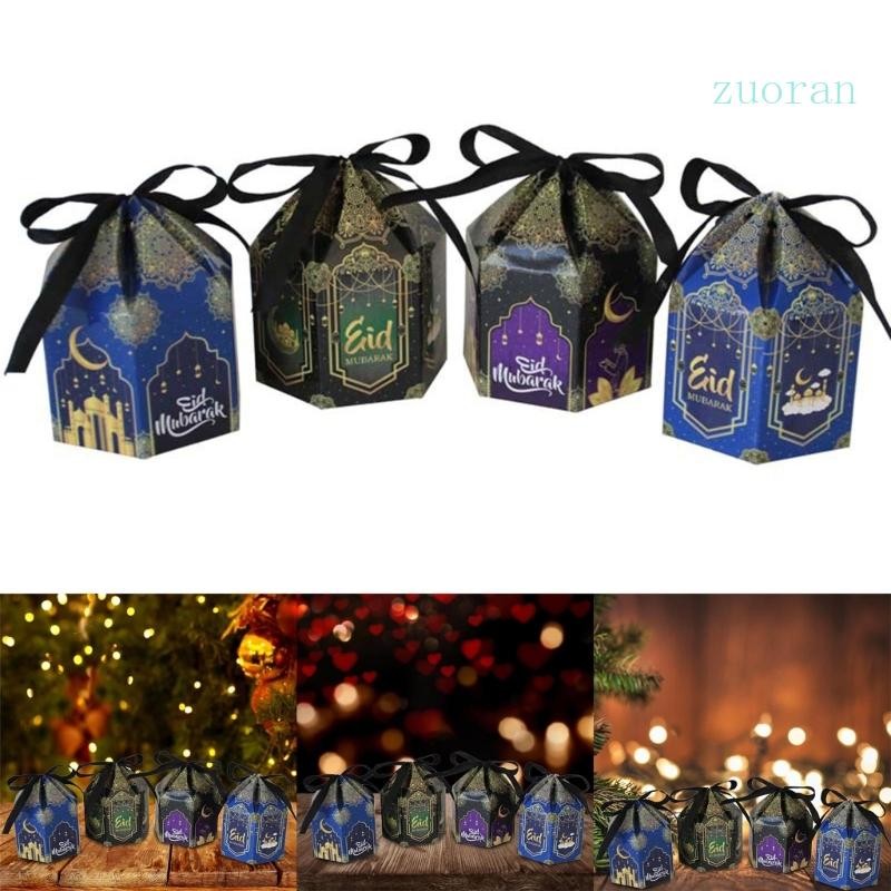 ZUO Eid Mubaraks Candy Box Eid Mubaraks Paper Bag Ramadans Chocolate ...