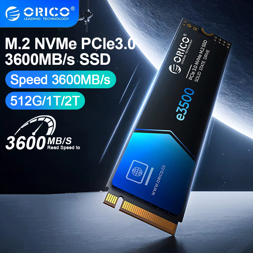 ORICO 2TB 1TB SSD M.2 2280 NVMe SSD PCIe Gen3x4 3500MB/S NVMe Solid ...