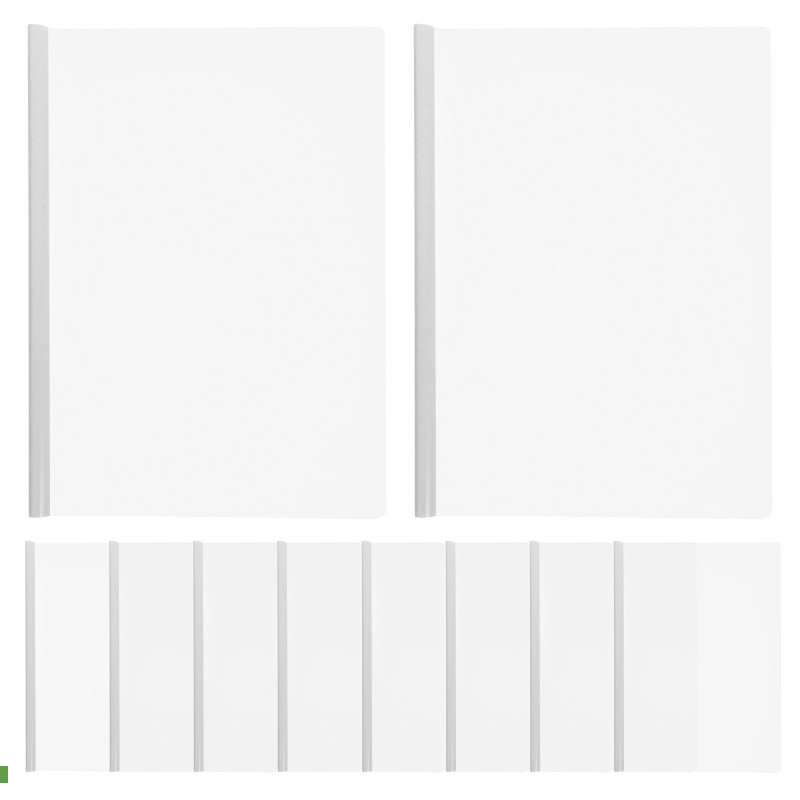 File Folder Organizer Rack Unit Transparent Drawbar Book Cover Record ...