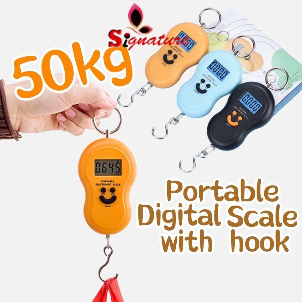 Portable Hanging Scale 50kg Electronic Digital Scale Mini Scales Hook ...