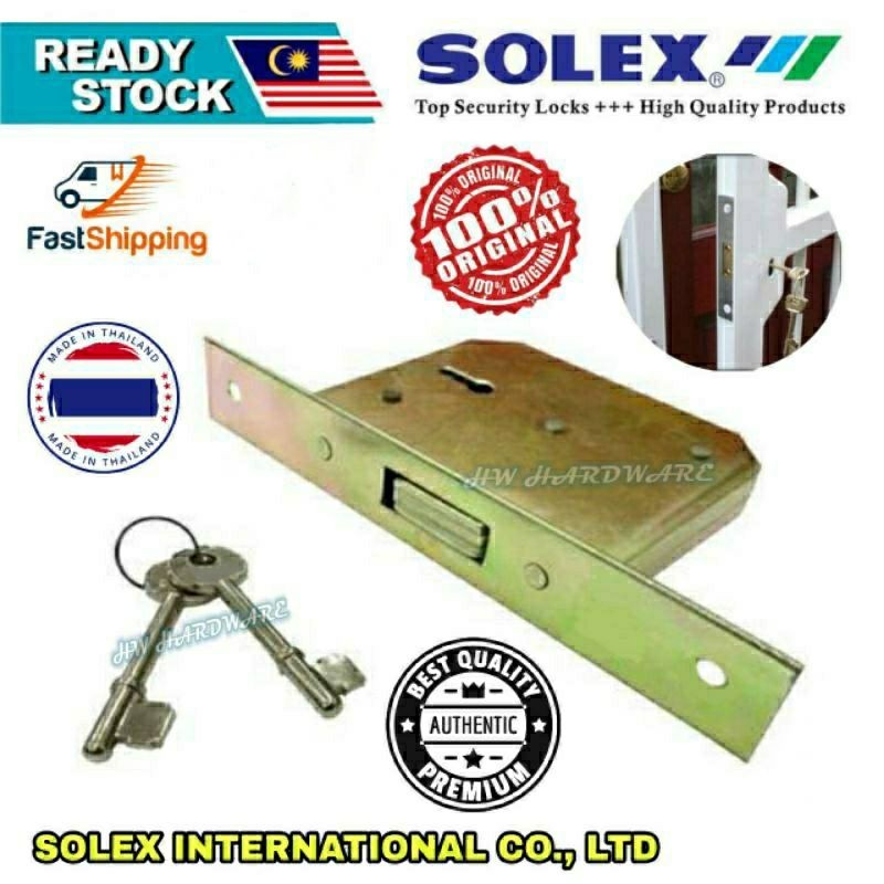 % SOLEX Heavy Duty Gate Lock / Metal Door Lock / Iron Grill Hook Lock ...