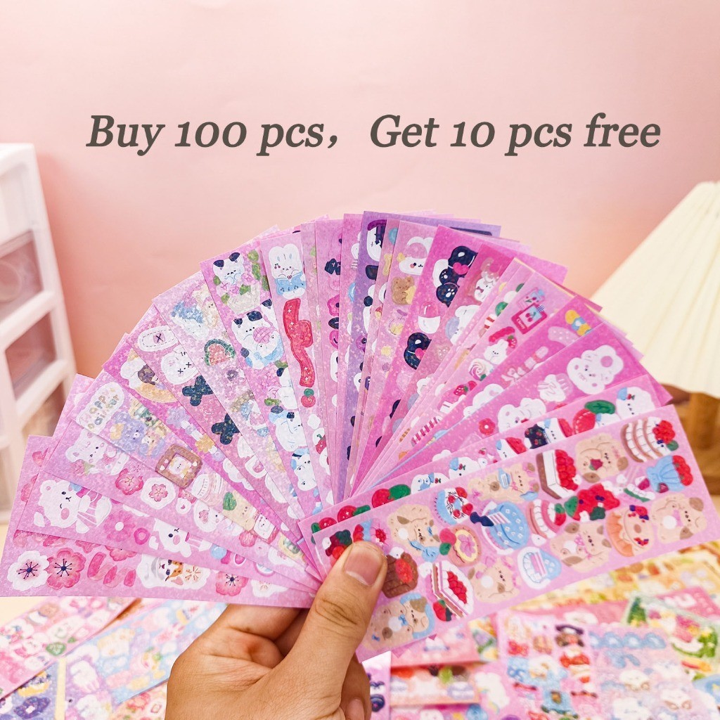 1pc kawaii cute cartoon stickers, animated stickers, handbags, material ...