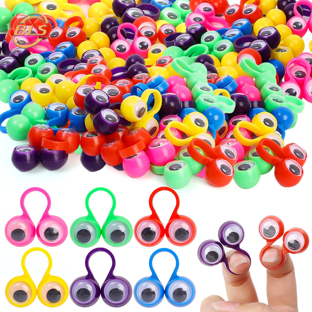 Halloween Witch Fingers Googly Eye Rings Eye Finger Puppets Martian ...