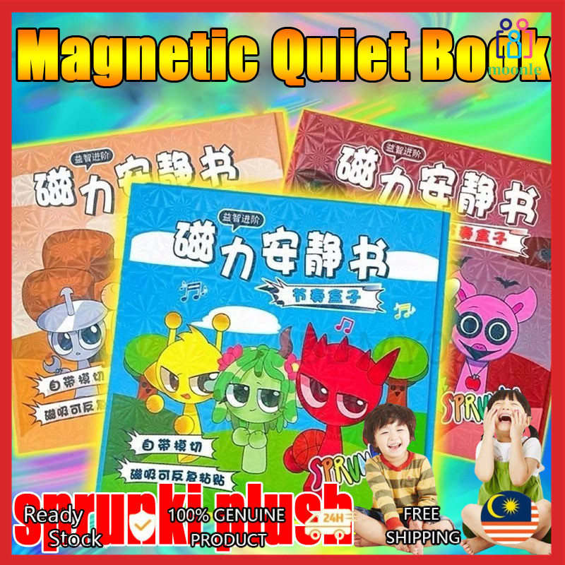 Sprunki Incredibox Theme Series Magnetic Quiet Book Rhythm Box Quiet ...