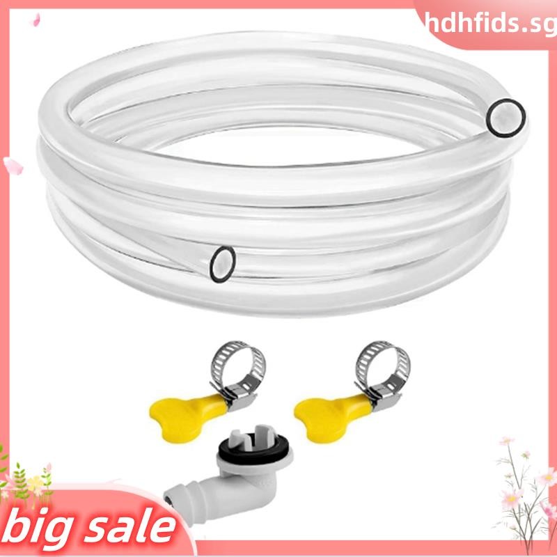 10ft Air Conditioner Drain Hose 3/5 Inch Portable AC Drain Hose ...