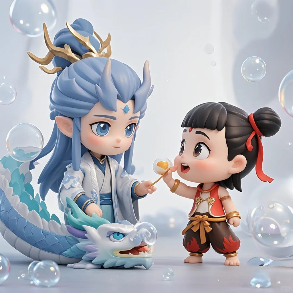 Hot-selling Nezha Ao Bing Cartoon Cute Waterproof Sticker Computer ...