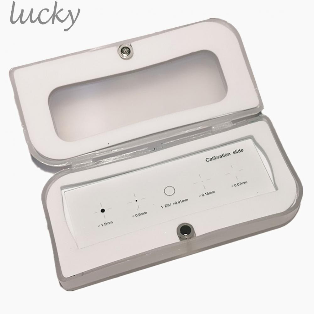 Crosshair Measuring Tool Optical Glass Microscope Calibration Slide at ...