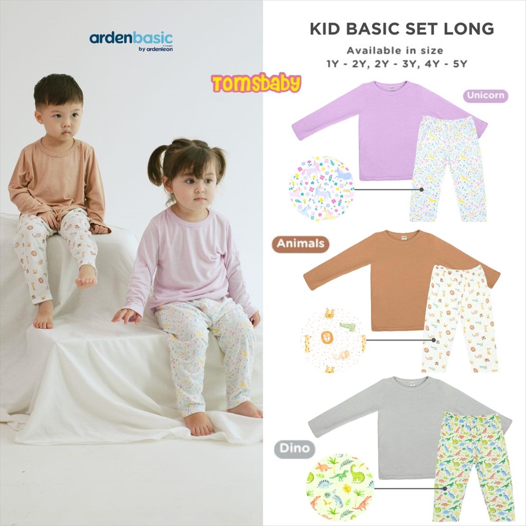 [TOMS] [1-5Years] Ardenleon - ArdenBasic (1stel) Kids Basic LONG Set ...