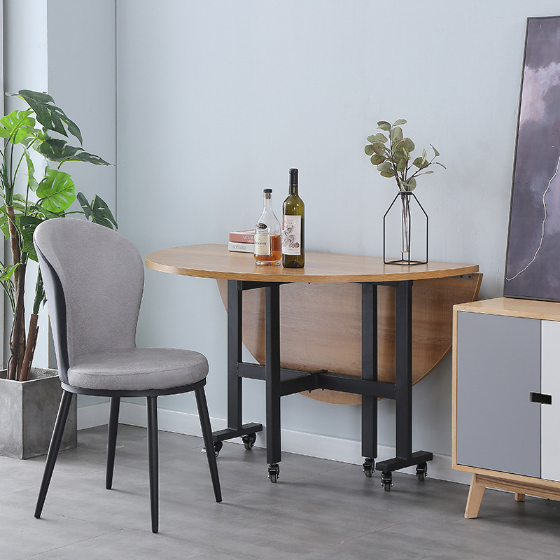 Round Folding Dining Table, Small Apartment, Household Round Table ...