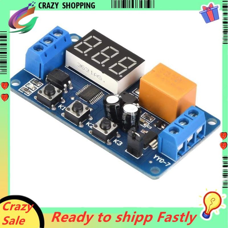 Time Delay Module LED Display Timer Relay 3V 3.7V 4.5V 5V 6V Signal ...