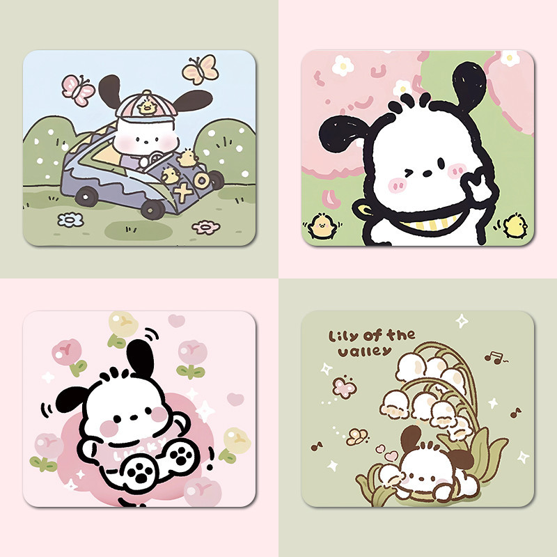 Pochacco Small Mouse Pad Cute Cartoon Sanrio Mouse Pads 22x18cm Kawaii ...