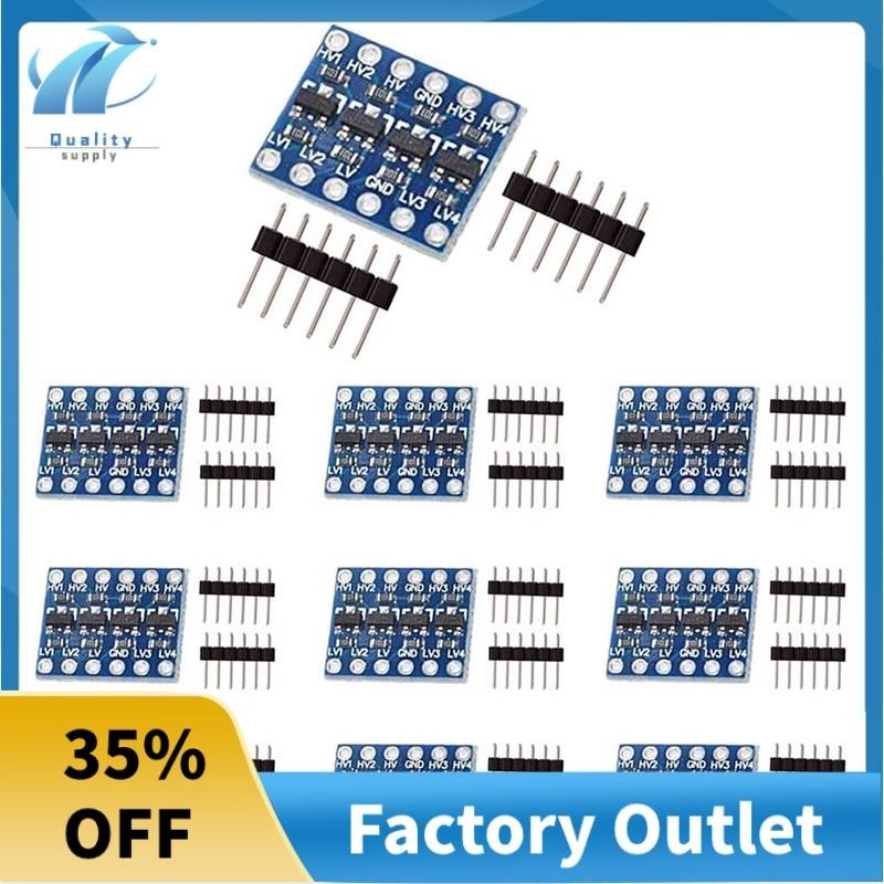 10Pcs 4 Channel IIC I2C Logic Level Converter Bi-Directional Module 3 ...