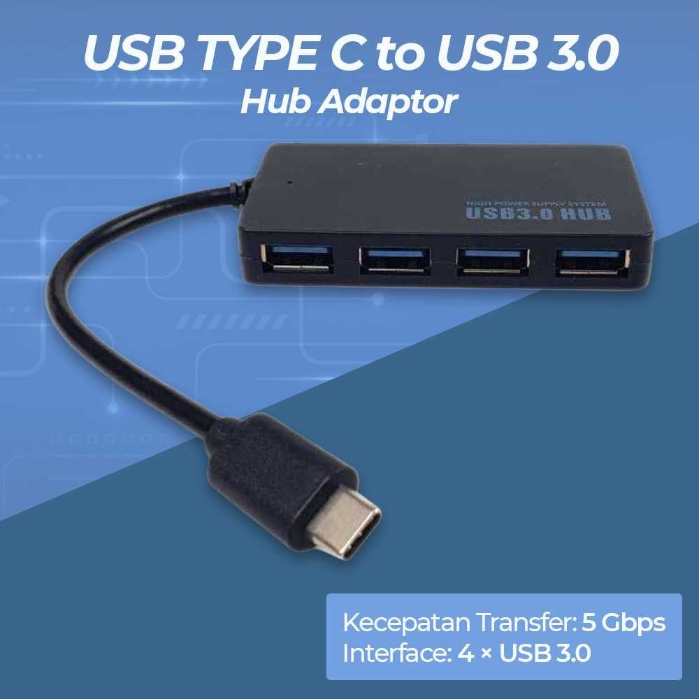 Usb Type C to USB 3.0 Hub Adapter - RXD-103U3-USB Hub With USB C to 4 ...