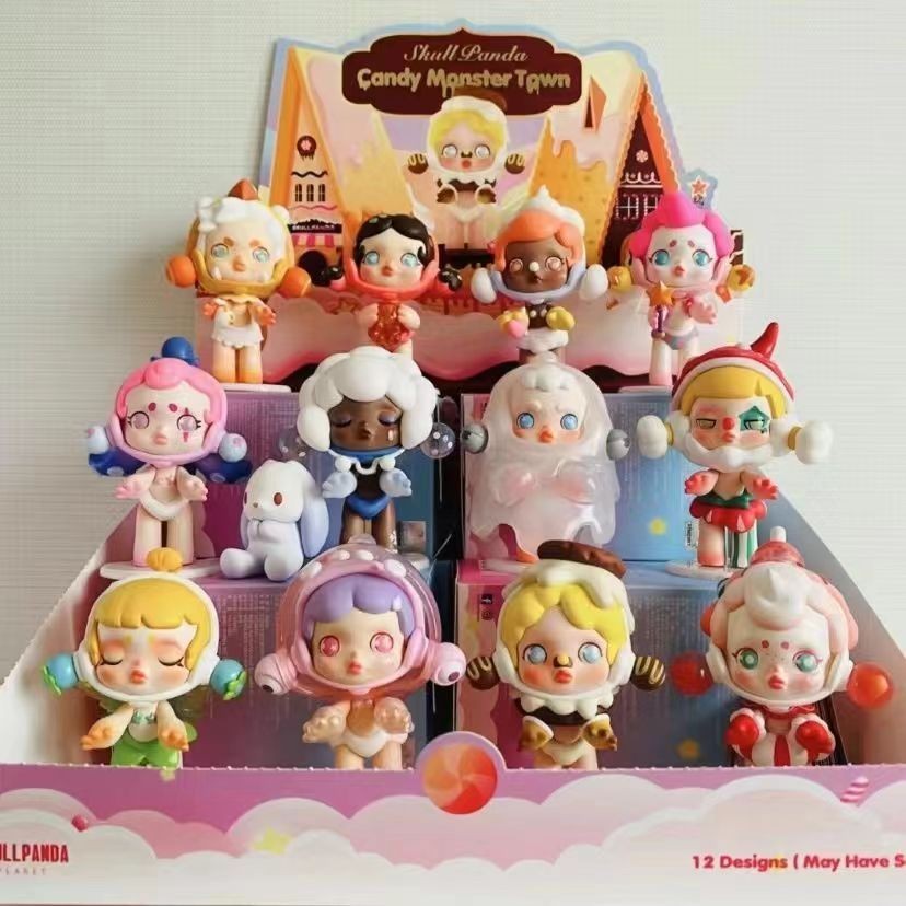 Popmart Limited POPMART POPMART SKULLPANDA Candy Monster Town Series ...