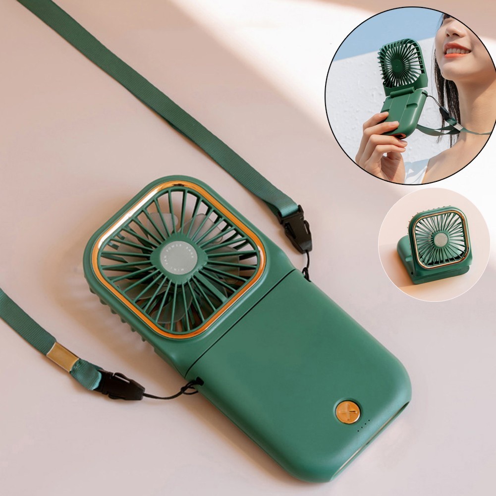 Hanging Neck Fans Portable Folding Cooling Fan with Lanyard Usb ...