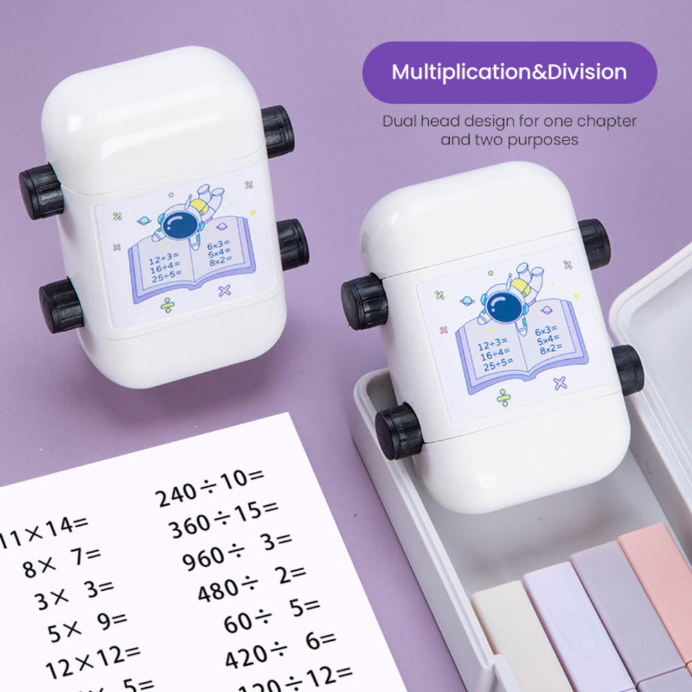 Practice Stamp 2in1 Math Roller Stamp Within 100 Multiplication And ...