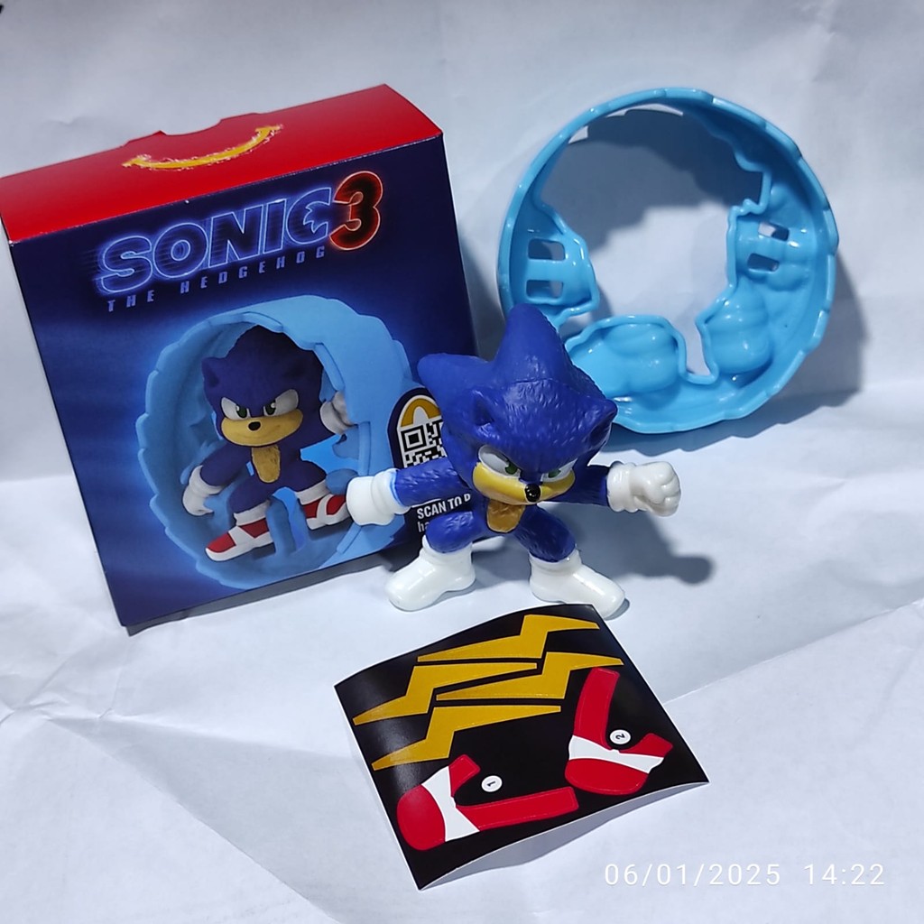 MCD SONIC 2 THE HEDGEHOG HAPPY MEAL MCDONALD TAILS KNUCKLES SONIC ALT ...
