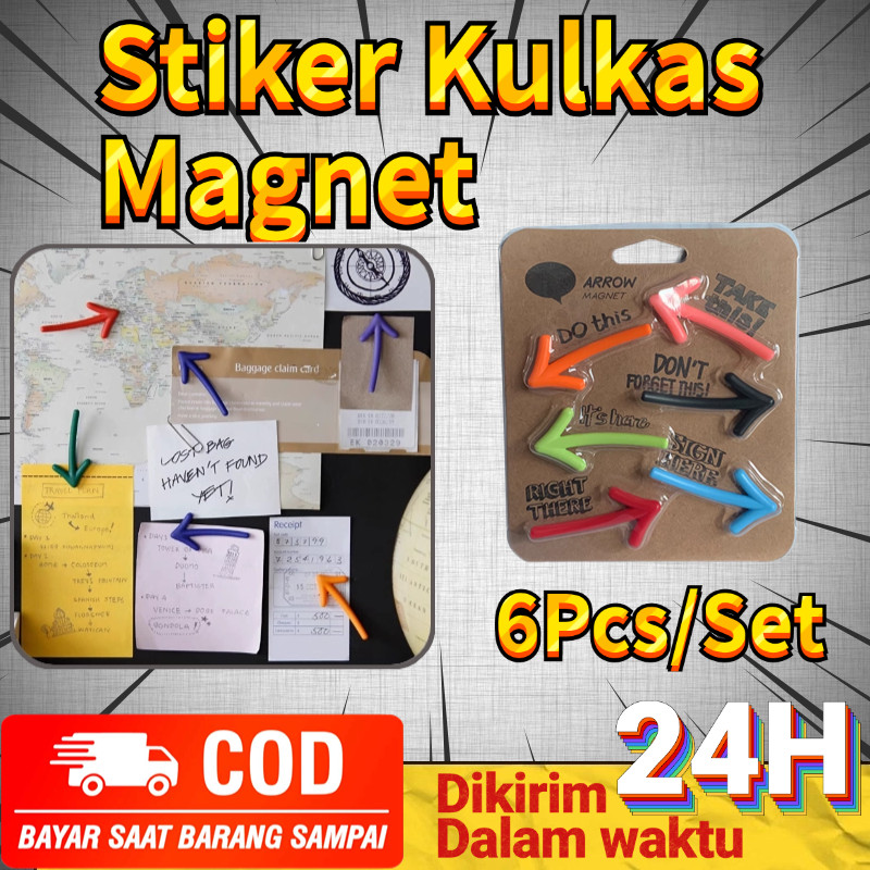 6pcs Arrow-shaped 3D Magnets Arrow Writing Magnets Whiteboard Magnets ...