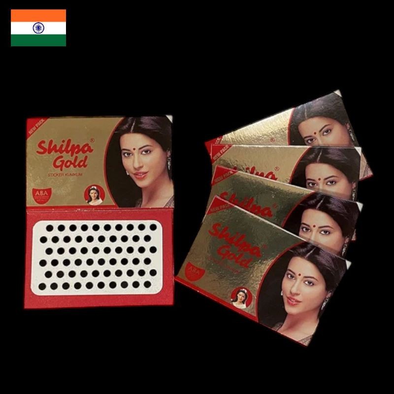 Traditional Indian forehead Bindi Red Sticker For | Shopee Singapore