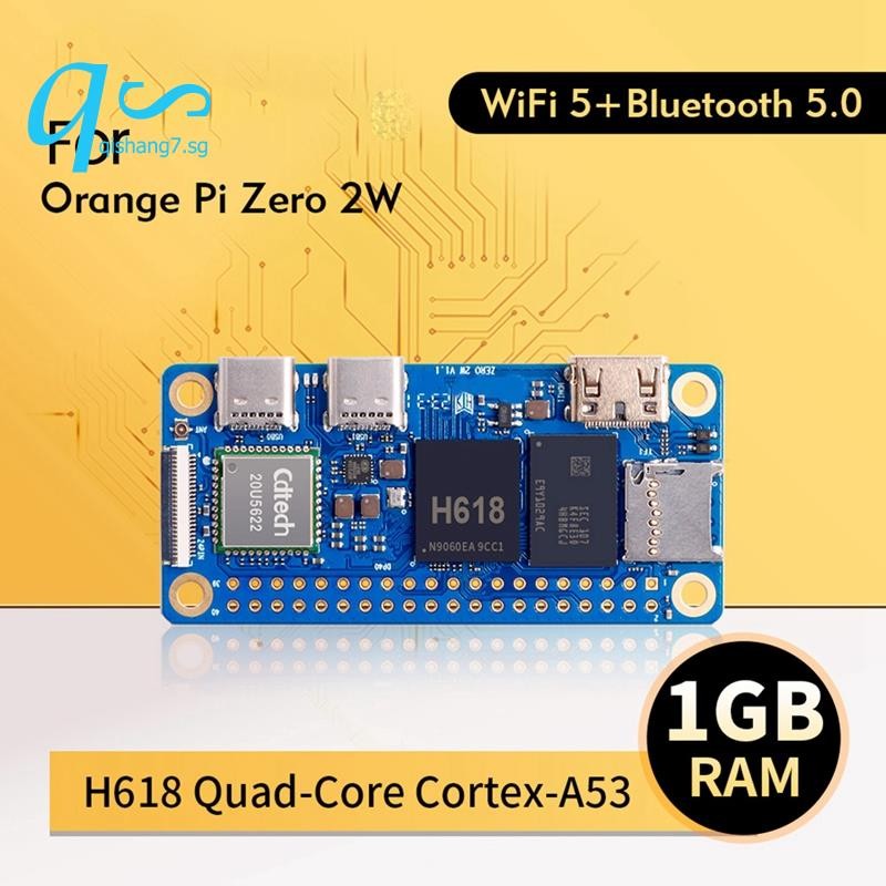 For Zero 2W 1GB RAM DDR4 Mini PC Allwinner H618 Zero 2W WiFi Bluetooth ...