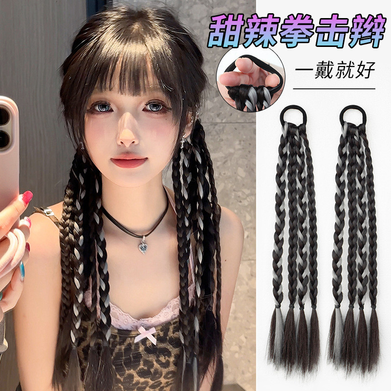 Little Sister Recommend#Boxer Braids Wig for Women Long Hair High ...