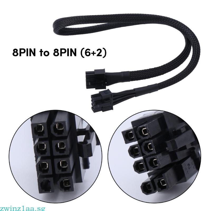 zwinz1aa 8PIN PCIe Graphics Card Cable PSUs 8Pin to 8Pin 6+2 GPU ...