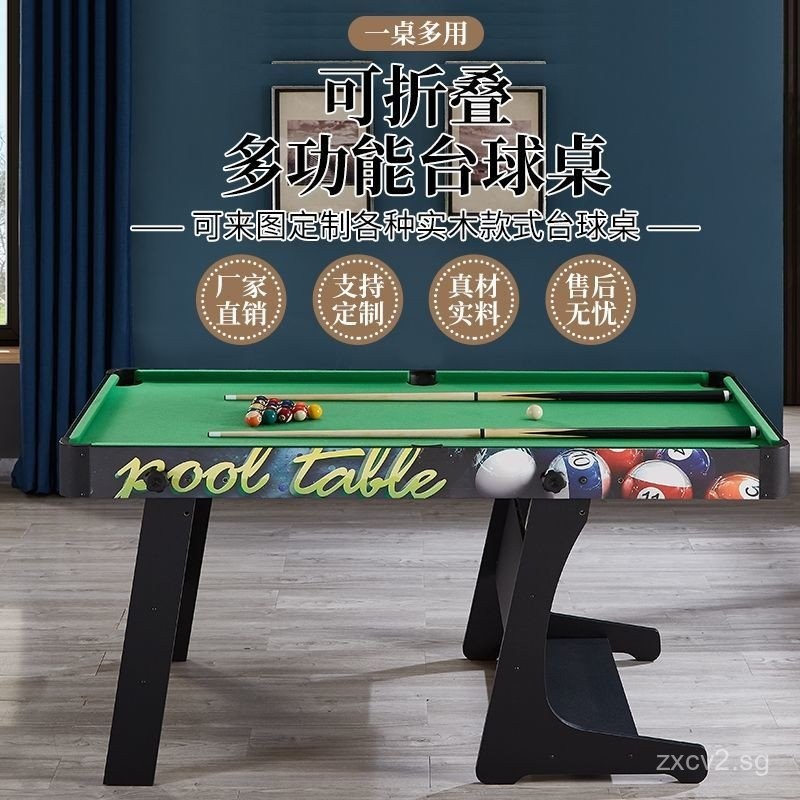 Foldable Pool Table for Home Indoor Use, Children's Small Mini ...