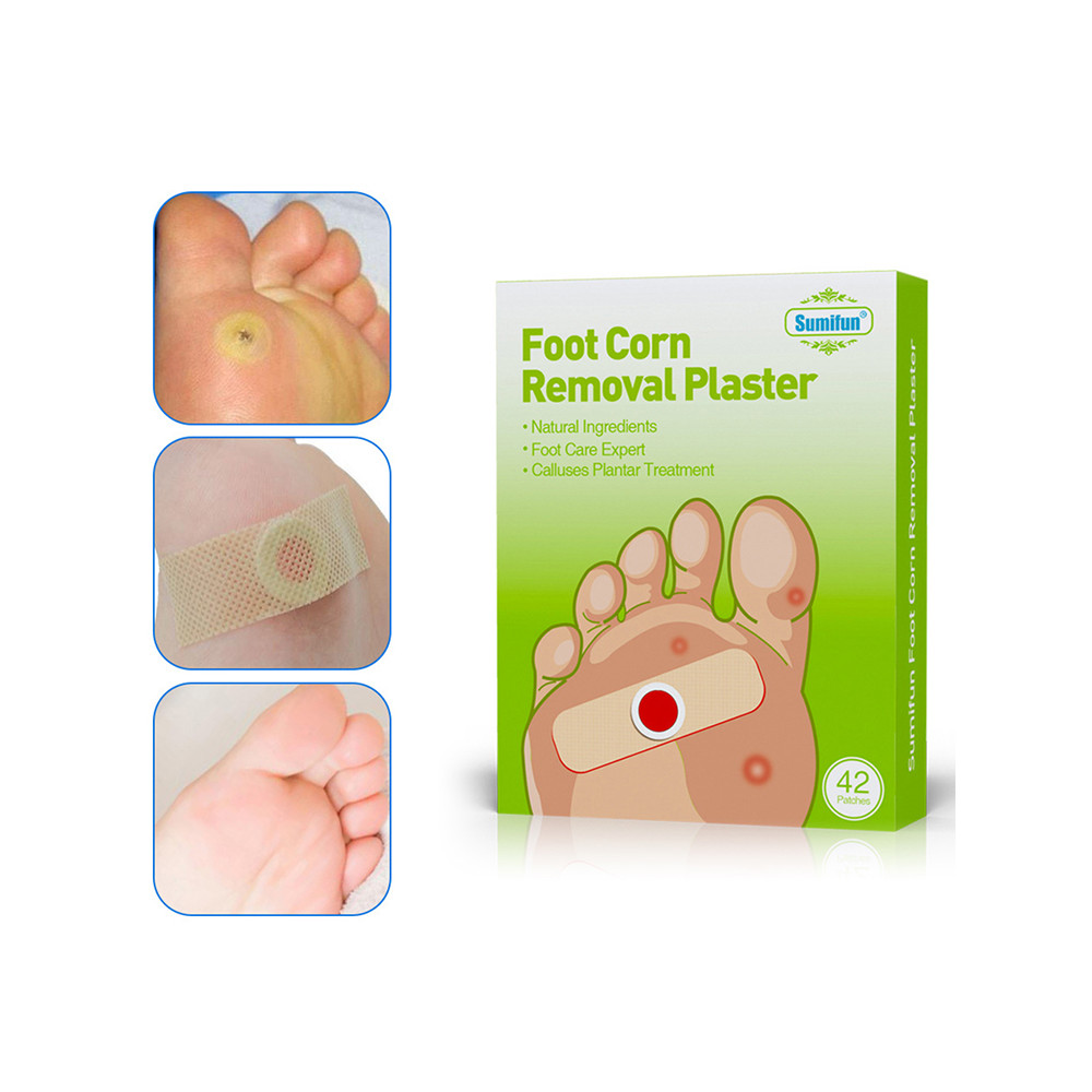 42pcs Feet Corn Pad Feet Callus Chicken Eye Sticker for Relieving Pain ...