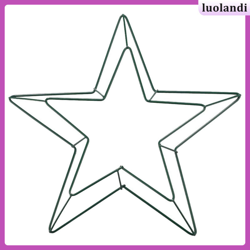Star Shaped Metal Floral Hoop Iron Wreath Frame Reusable Wire Wreath ...