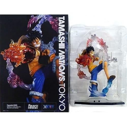 BANDAI Figure Arts ZERO Monkey D Luffy -Battle Ver. Rubber Gun Special ...